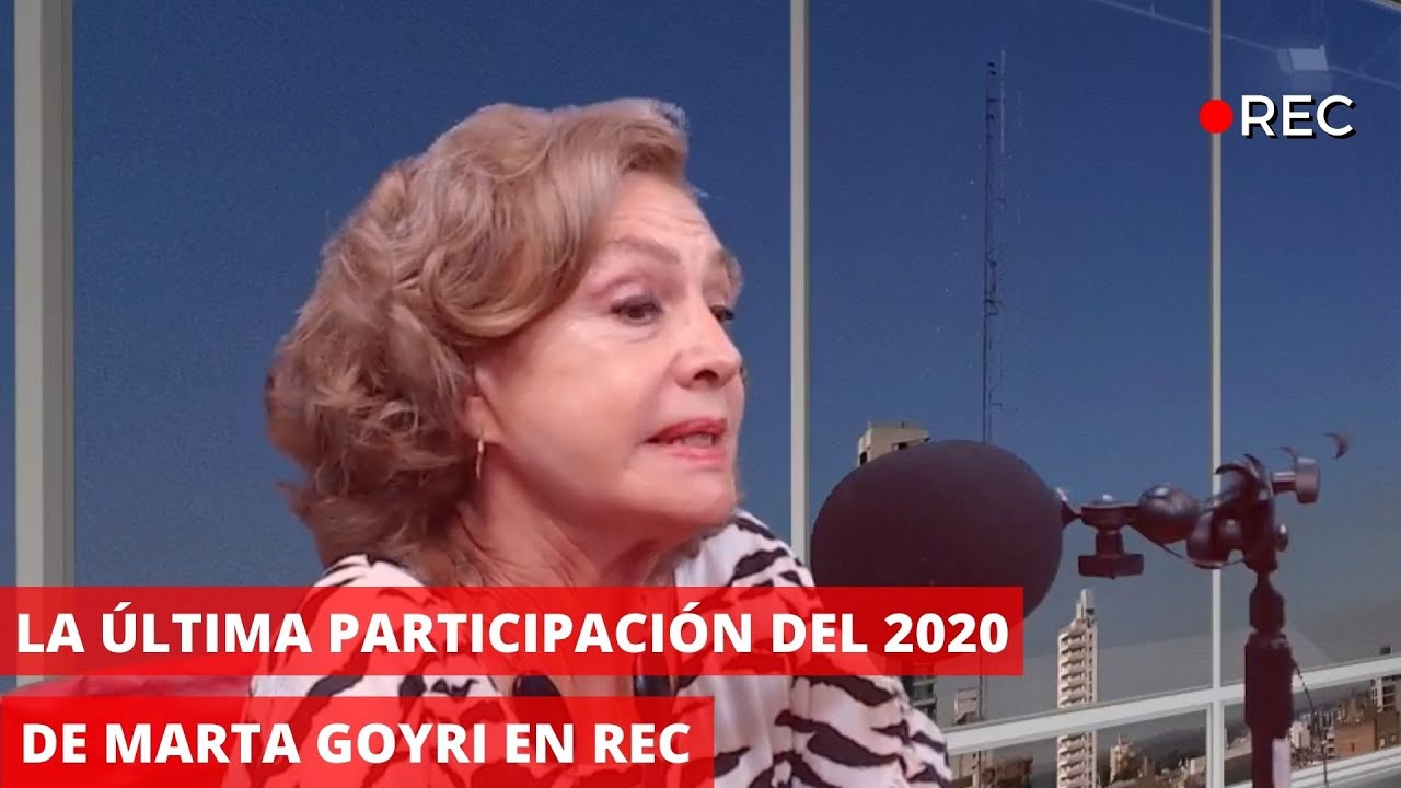 La última participación del 2020 de Marta Goyri en REC - YouTube