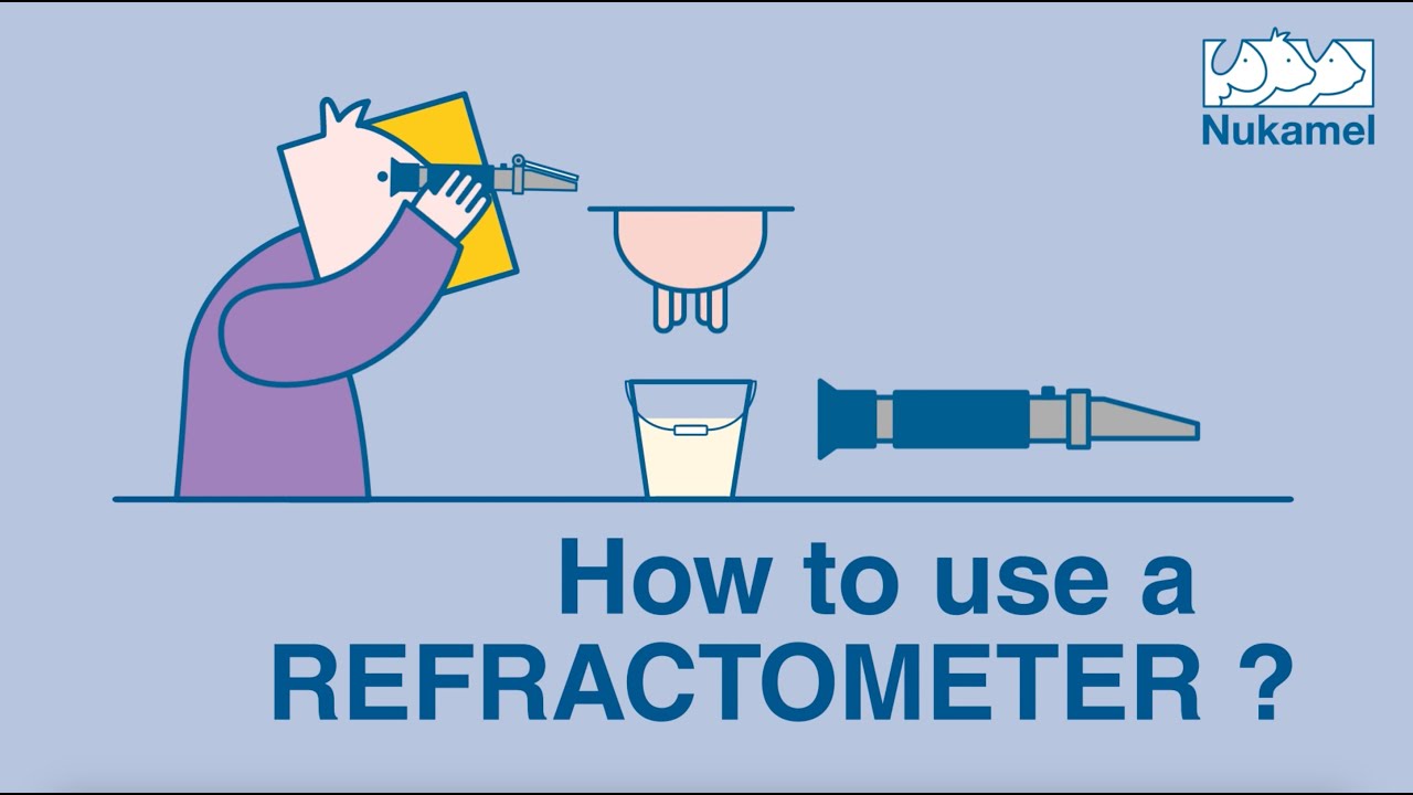 How to use a refractometer for milk quality testing | Step-by-Step ...