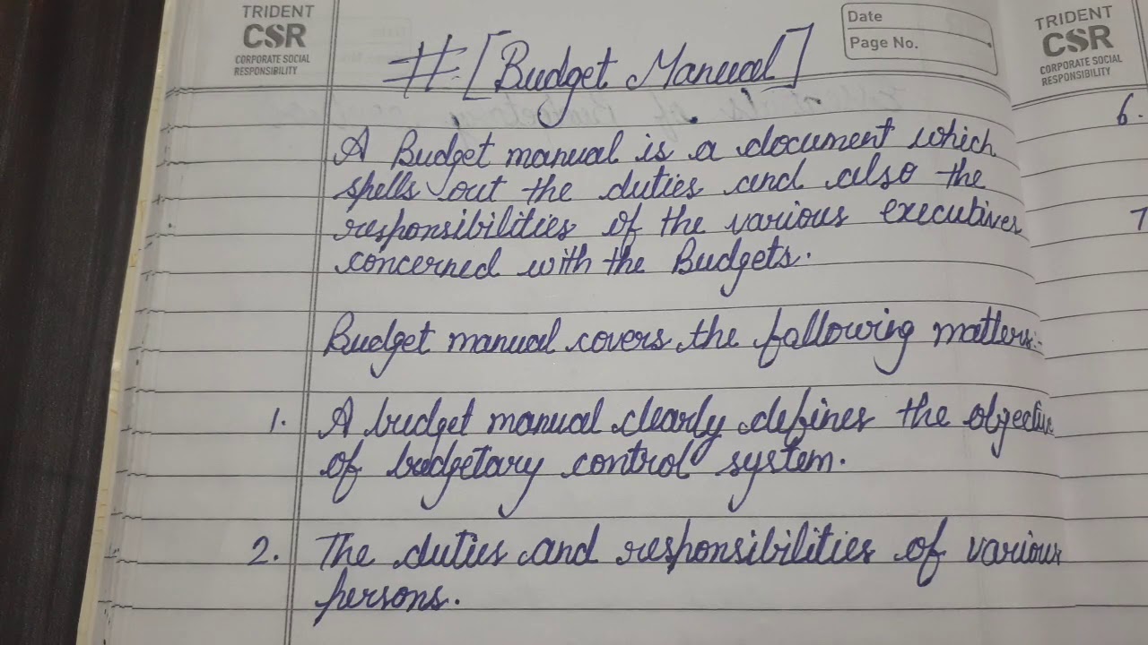 What Is Budget Manual Contents Of Budget Manual YouTube What Is Budget Manual Contents Of Budget Manual YouTube