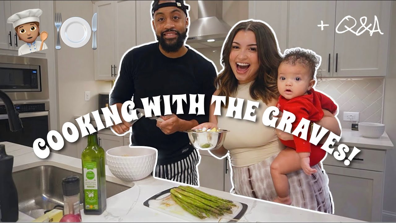 COOK WITH US (Q&A) | HOW DID WE MEET AND WHERE’S OUR DOG?? - YouTube