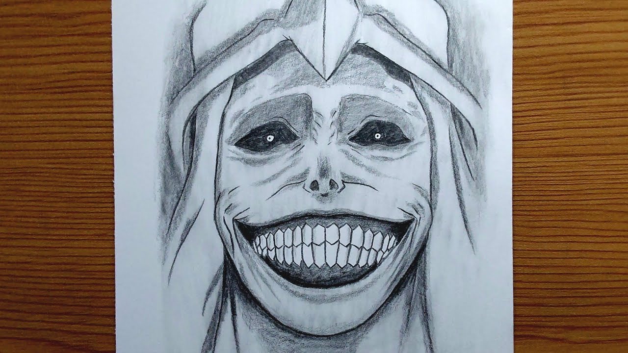 How To Draw Creepy Face Solo Leveling || Easy Drawing Tutorial - YouTube