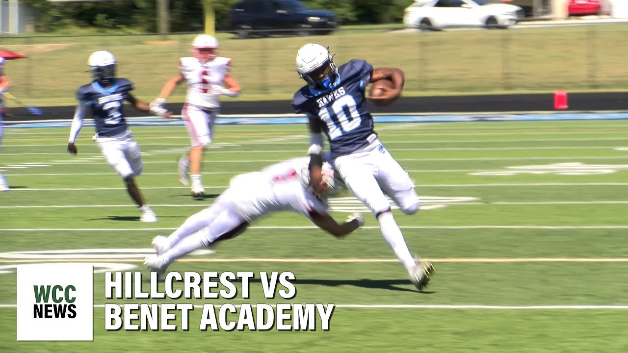 Benet Academy takes down the Hillcrest Hawks - YouTube