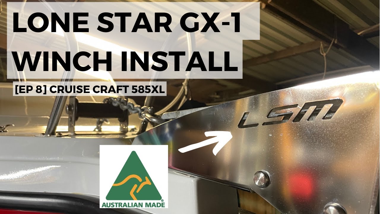 [EP8] Lone Star GX-1 Anchor Winch Installation - Cruse Craft Galaxy ...