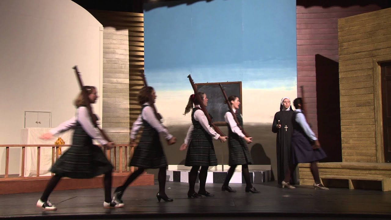 Catholic Girl Gun Club Drill - YouTube