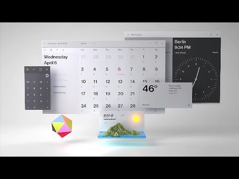 Microsoft great works of Windows fluent design ,future windows OS - YouTube