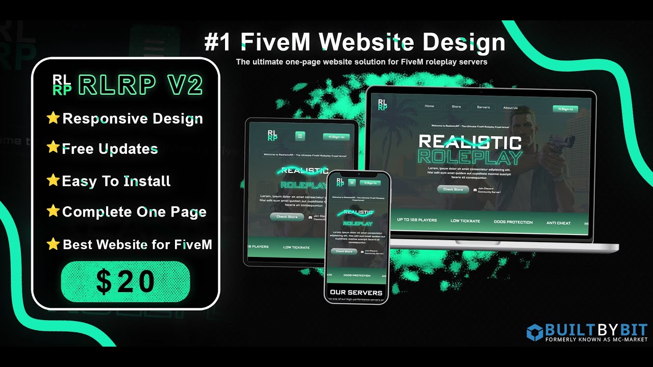 RLRP FiveM Website - Template 2026 (5MRP V2) - YouTube