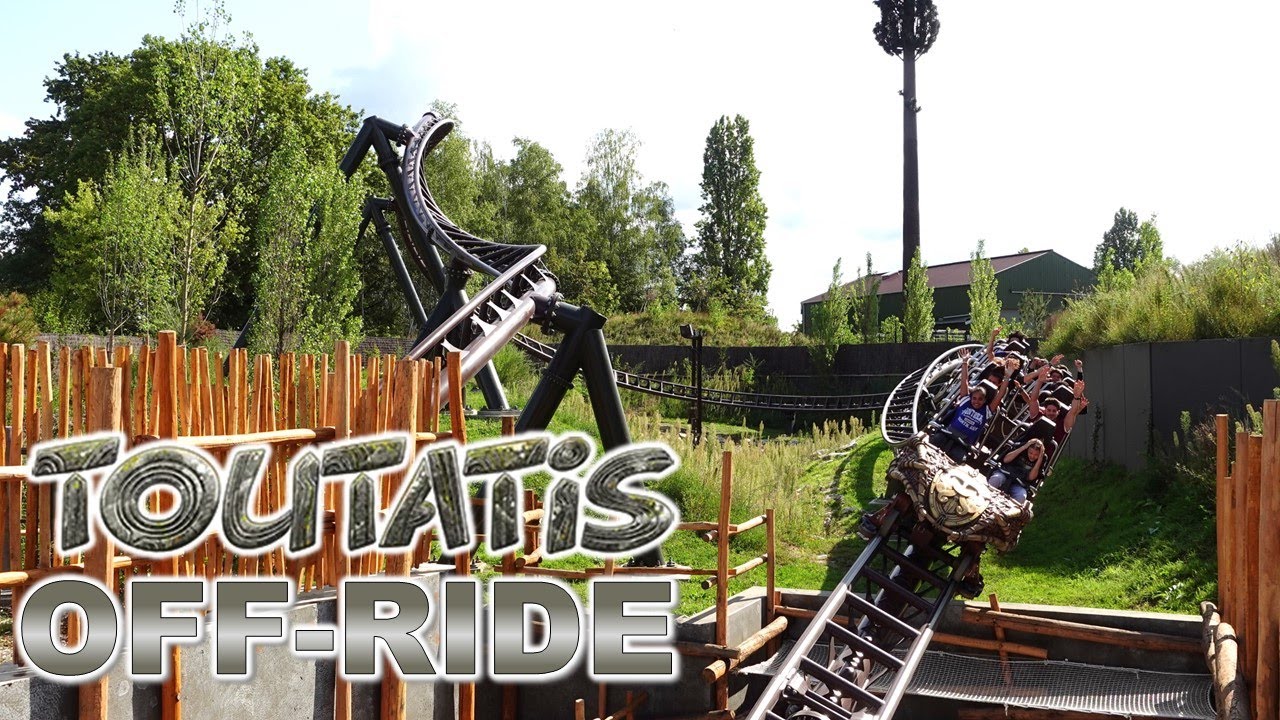 Toutatis Off-Ride Footage (2023), Parc Asterix Intamin Multi-Launch ...