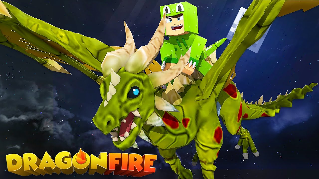 DragonFire - FLYING our ZOMBIE DRAGON! - YouTube