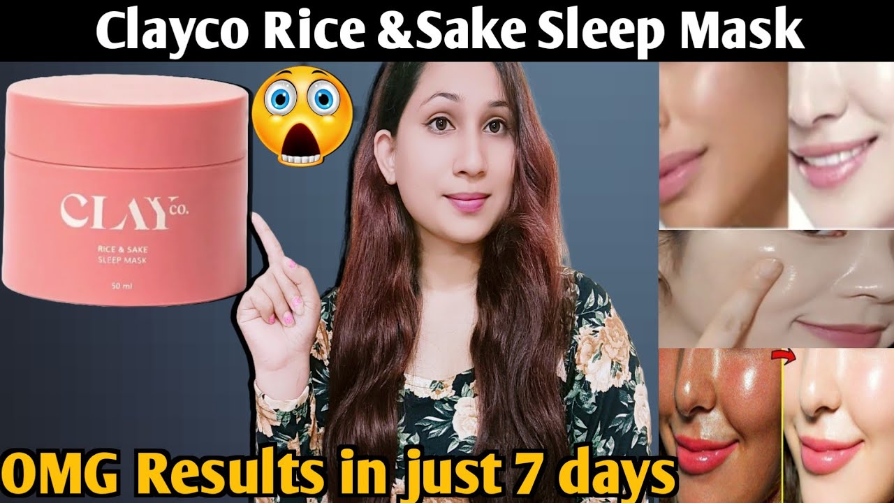 Clayco Rice Sake &Sleep Mask Honest Review | clayco Rice Sake Sleep ...