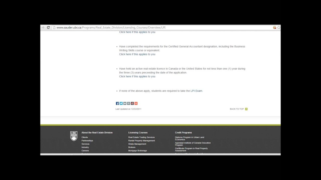 如何提交UBC房地產考牌的英文要求 - How to submit English proof to UBC's LPI department ...