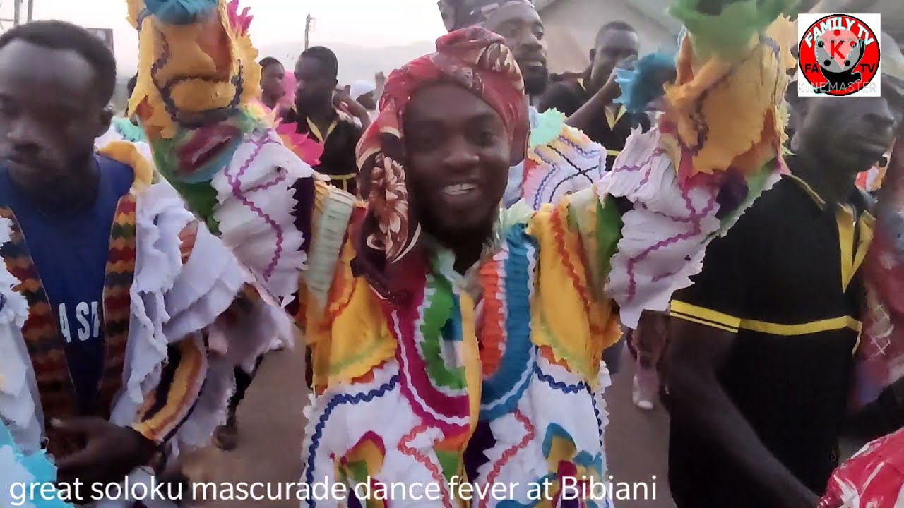 great soloku mascurade dance fever at Bibiani - YouTube