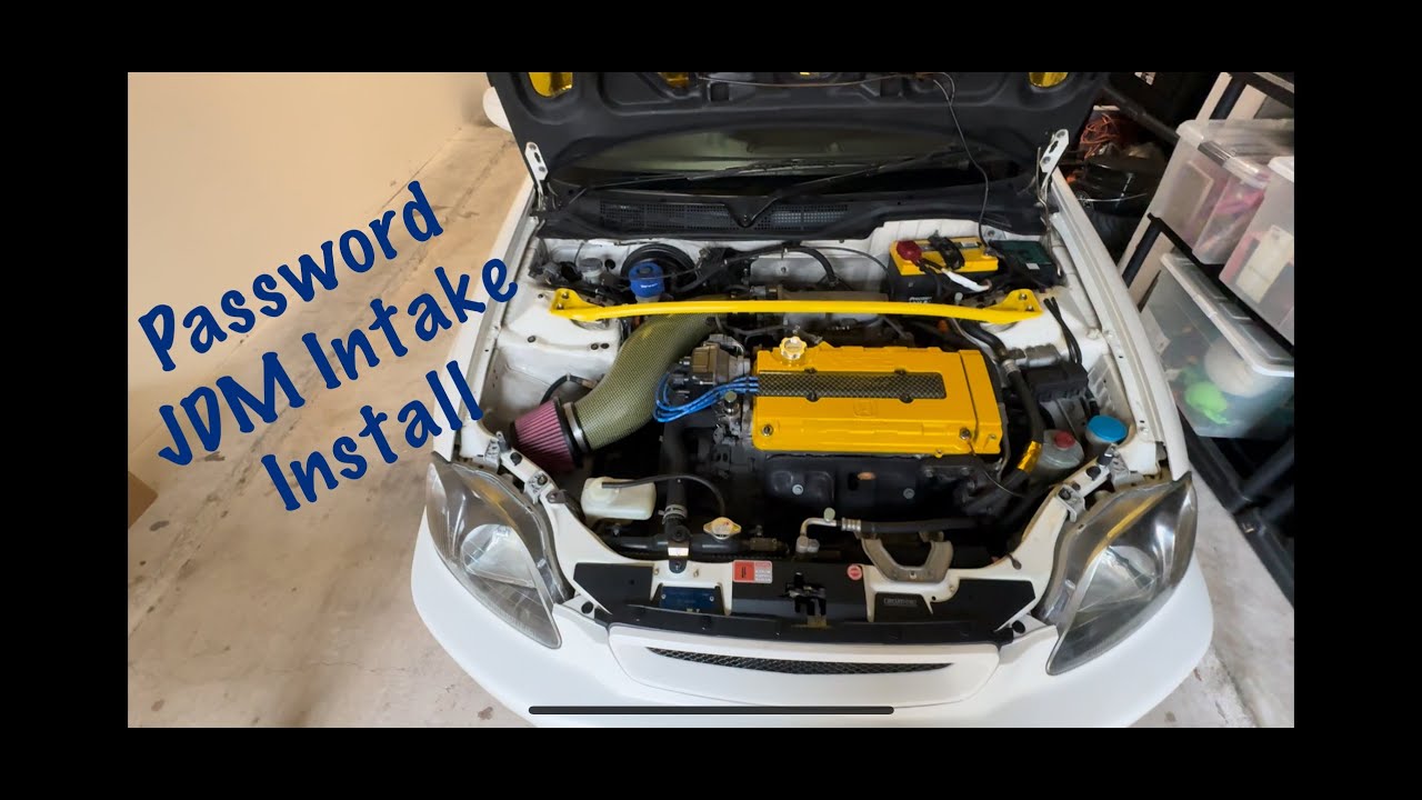 Password JDM Intake Install EK9 Civic Type R - YouTube