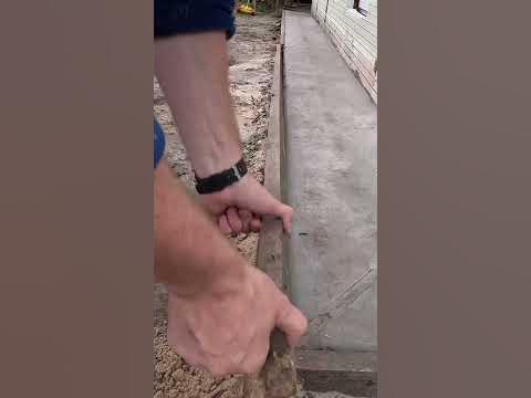 Распаковка отмостки … Гладкая отмостка своими руками… - YouTube