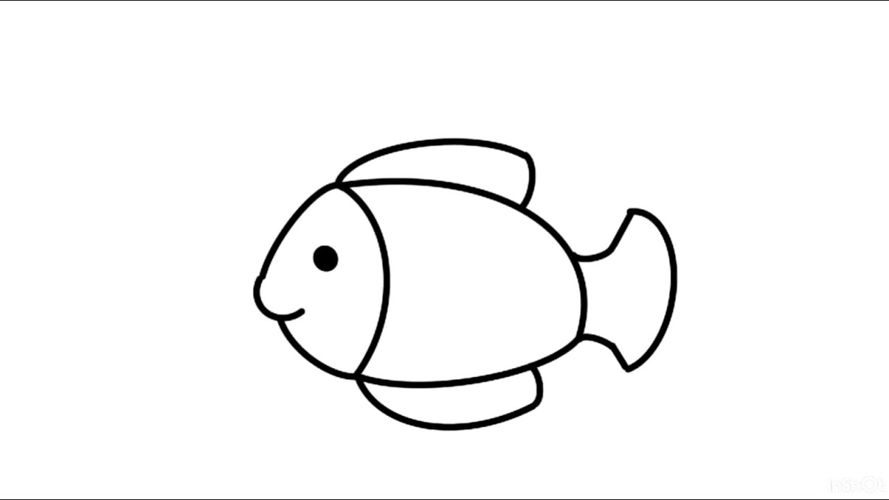 Cara Menggambar Ikan - How To Draw Fish - YouTube