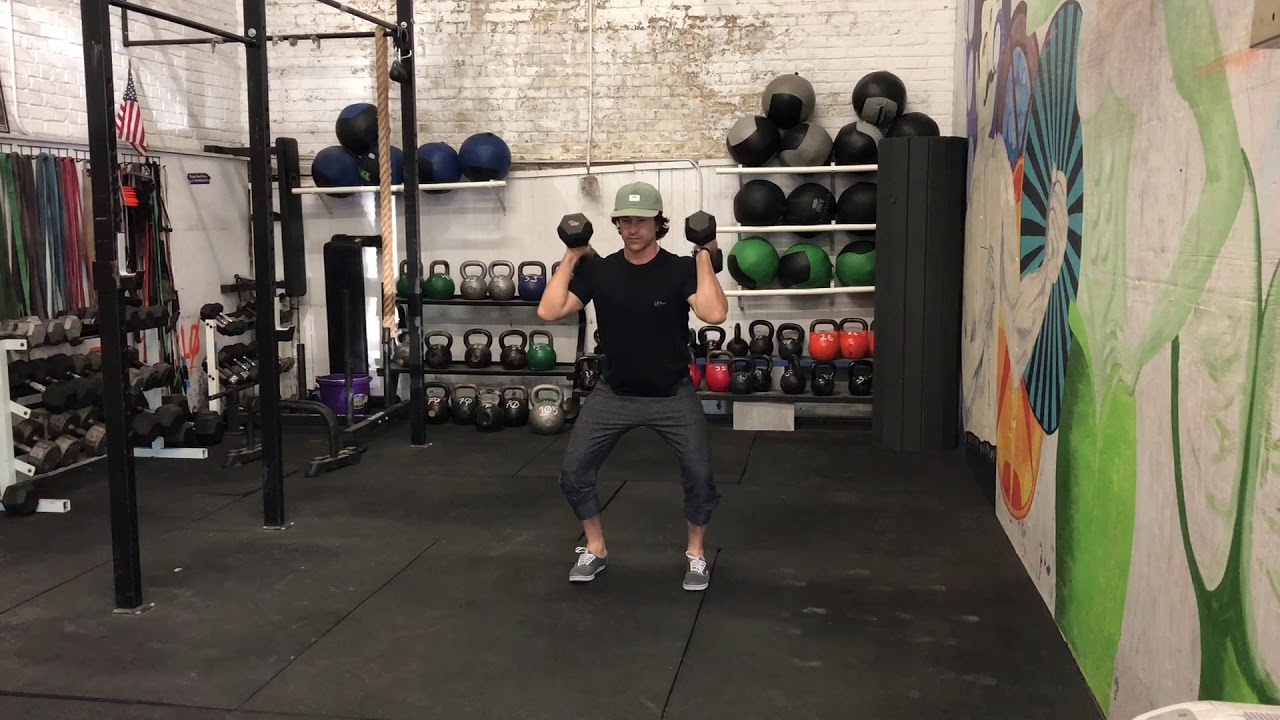 Dumbbell Clean to Push Press - YouTube
