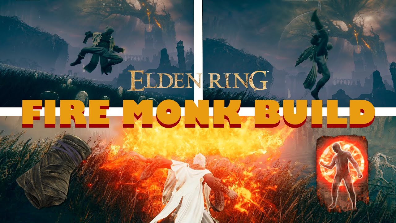 *NEW* Dryleaf Arts FIRE MONK BUILD - Fists | Elden Ring Shadow Of The ...