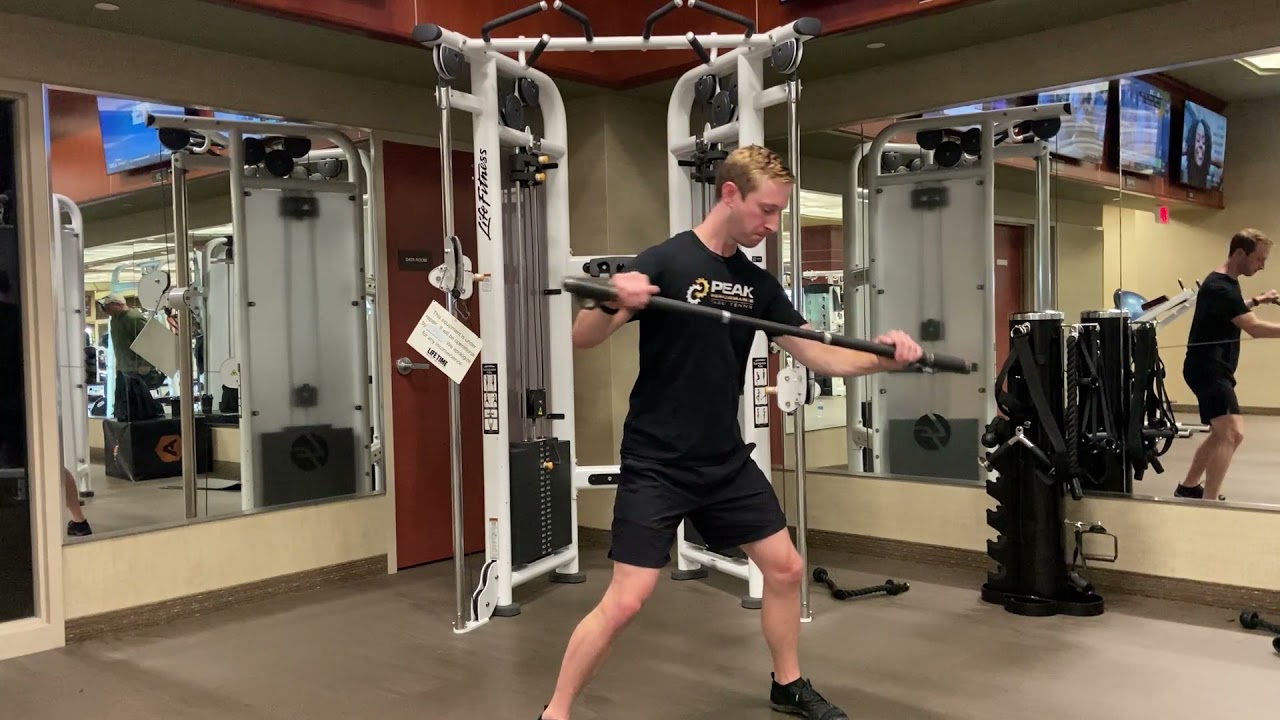 Cook Bar Hip Rotation [Core Exercises for Table Tennis] - YouTube