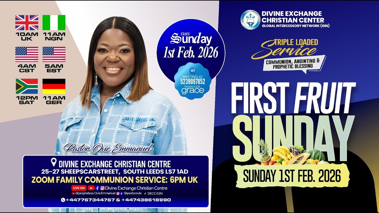 FIRST FRUIT SUNDAY/TRIPLE LOADED SERVICE - YouTube
