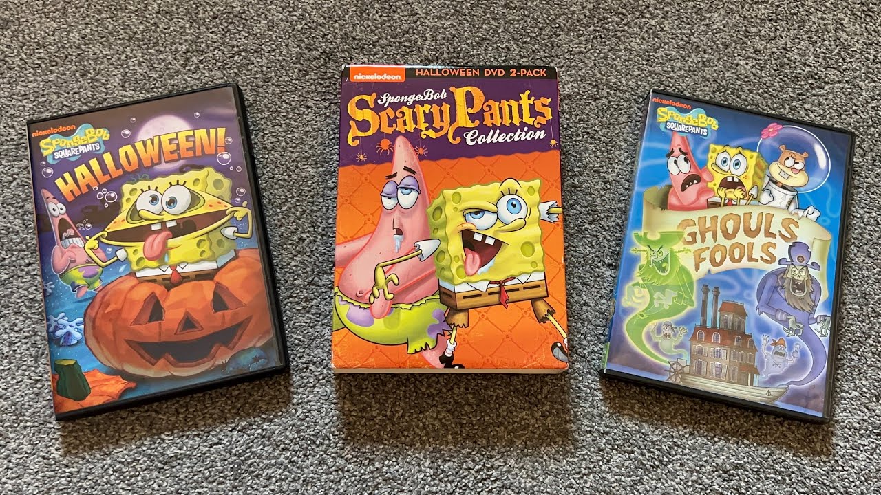 SpongeBob ScaryPants Collection DVD Unboxing (Halloween 2-Pack) - YouTube