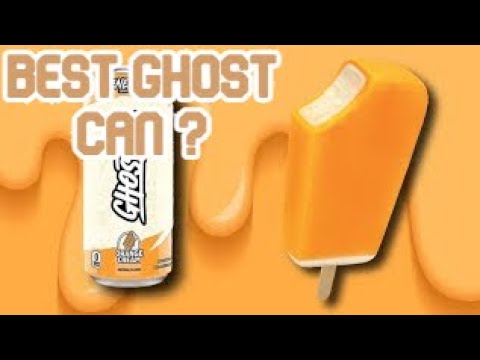 Orange creamsicle ghost energy can taste test and review!! - YouTube