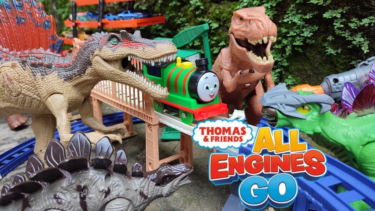 kereta api thomas & friends percy,dinosaurus,truk oleng,mobil,robot# ...
