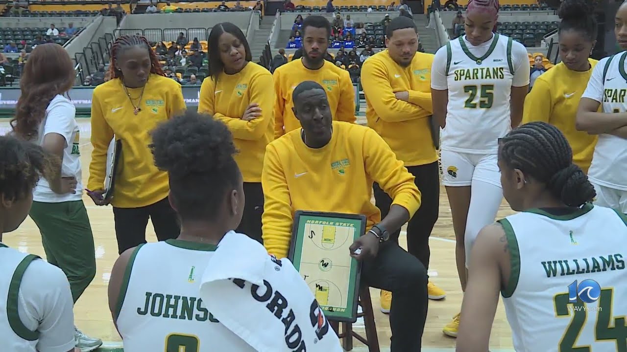 Norfolk State Women's Basketball earns first MEAC win over UMES - YouTube