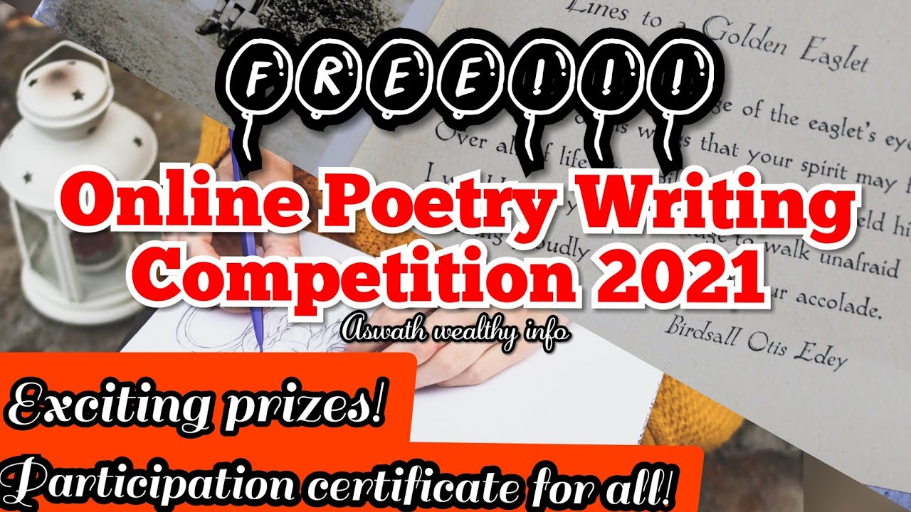 Online Poetry Competition 2021|Free Online Poem Writing competition ...