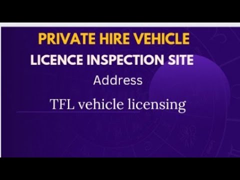 Private Hire Vehicle Licence inspection site address / TfL Vechiles ...