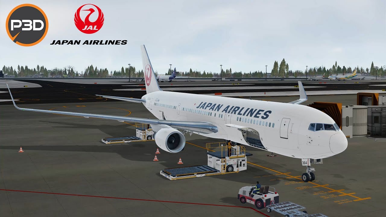 P3D v5.3 | Full Flight | Soekarno-Hatta (WIII) - Tokyo Narita (RJAA) | B763 | JL720 - YouTube