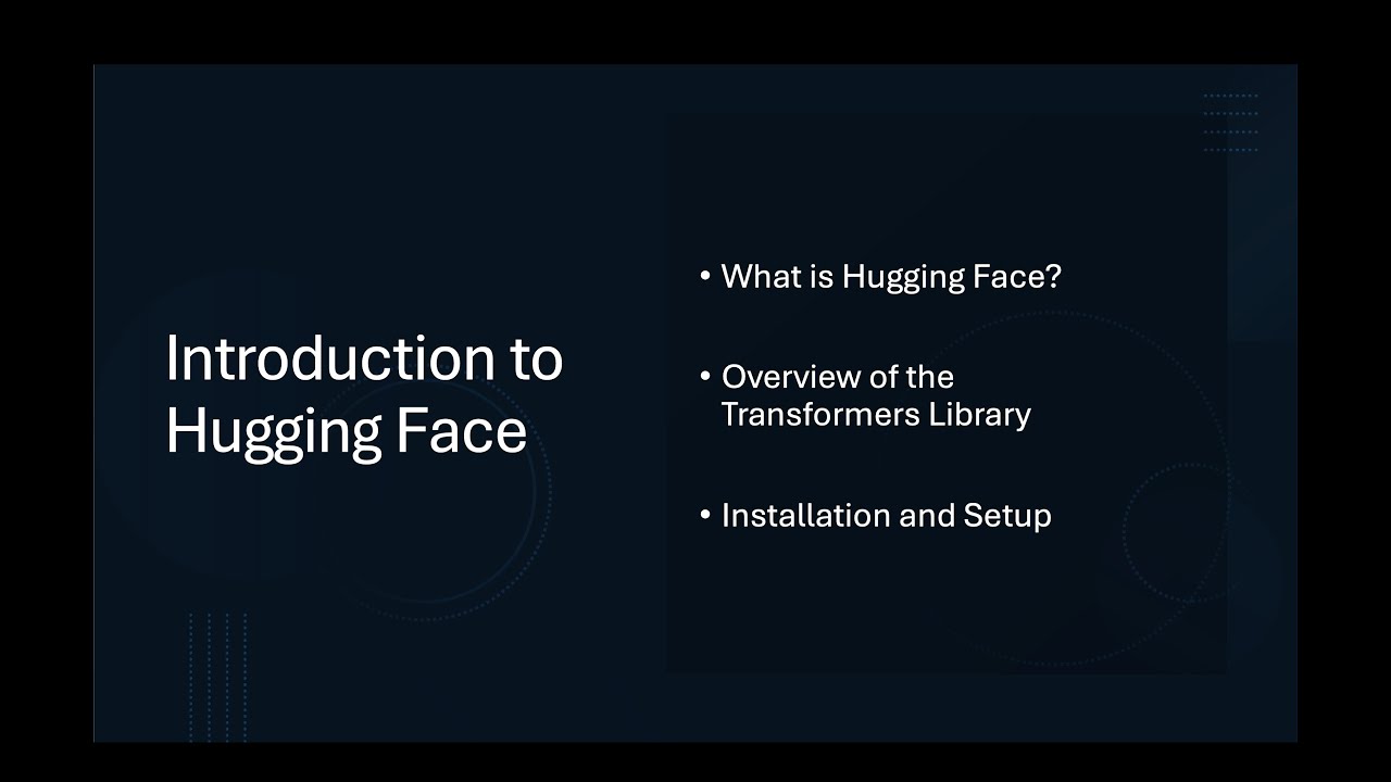 Chapter 1: Introduction to Hugging Face - YouTube