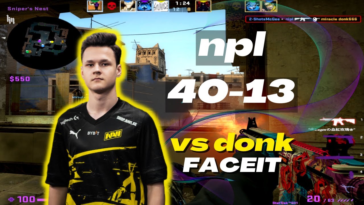 CSGO POV | NaVi npl vs Team donk @ FACEIT Ranked | Apr 14, 2023 - YouTube