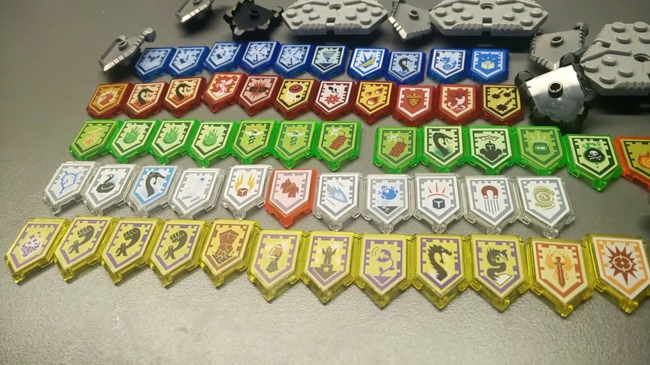 LEGO Nexo Knights Shield Scans Updated - YouTube