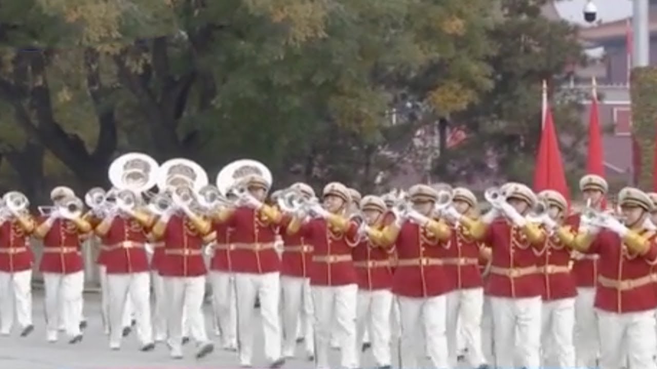 Welcome ceremony for US President Trump - YouTube