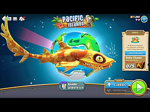 Hungry Shark World - Heidi in Pacific NEW SHARK this stealthy shark can ...