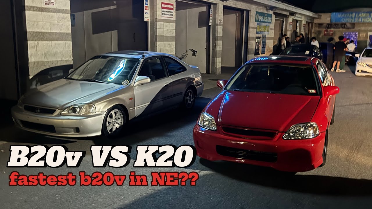 FASTEST B SERIES IN NEW ENGLAND!?!? B20v VS K20 - YouTube