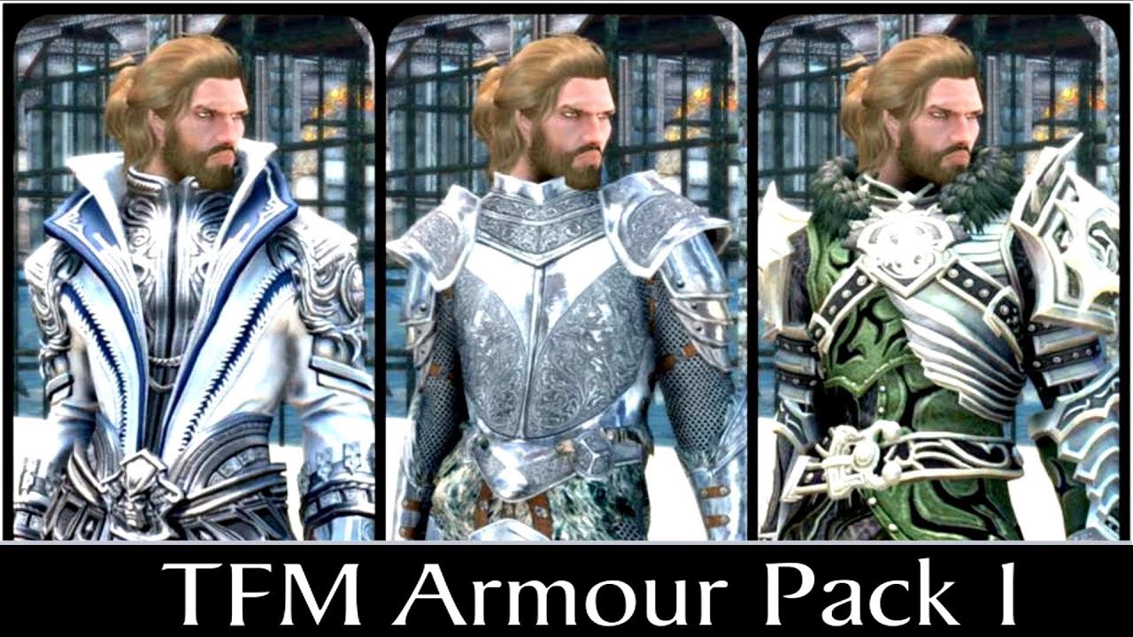 Skyrim Special Edition: ️TFM Armour Pack 1 ️ Mini Mod Showcase - YouTube