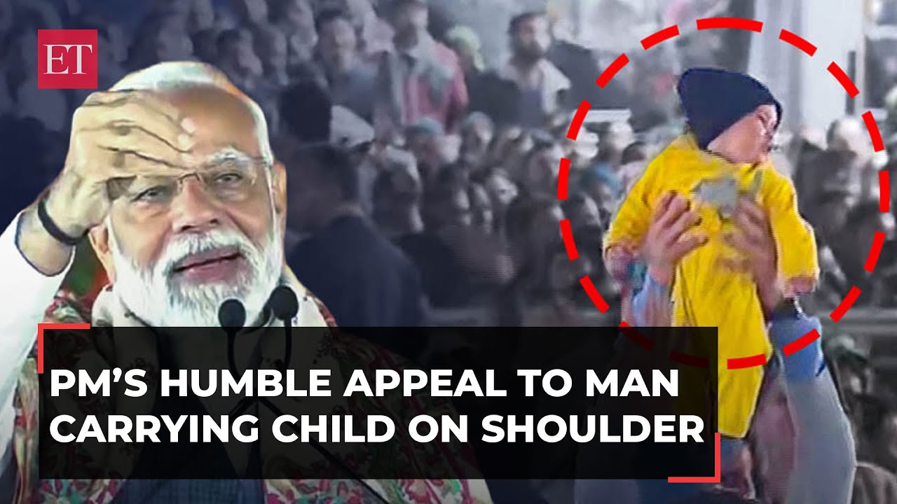 'Bachi Ko Pareshan Mat Karo…': PM Modi's humble appeal to man carrying ...