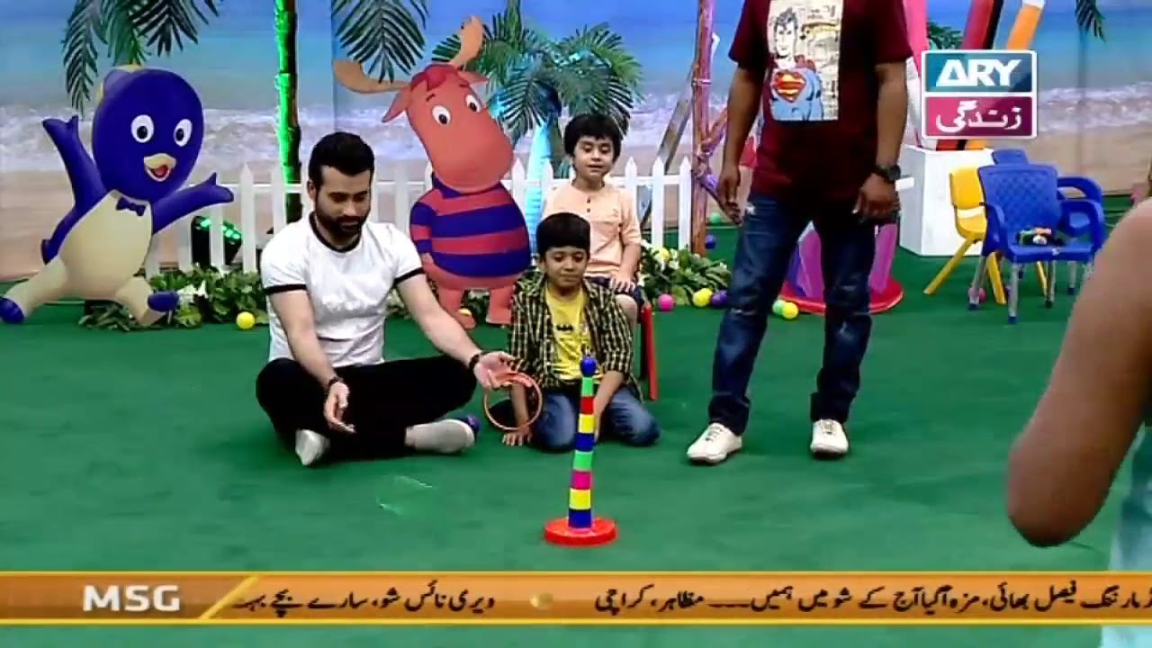 Interseting Game with Kids in Salam Zindagi - YouTube