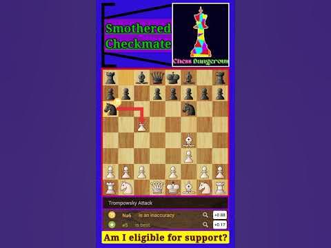 Smothered Mate In Chess👹 #chess - YouTube