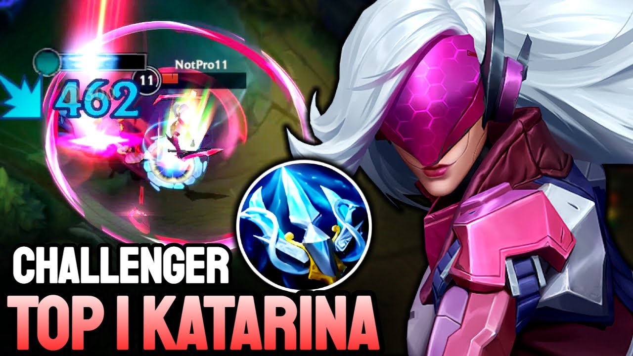 WILD RIFT KATARINA - TOP 1 KATARINA GAMEPLAY - CHALLENGER RANKED - YouTube