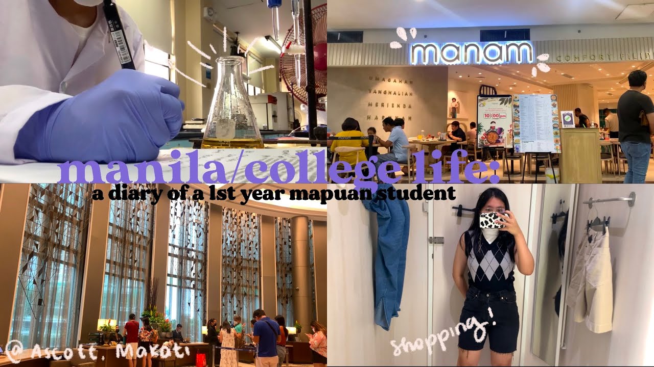 laboratory class in mapua + staying in ascott, makati + shopping | a ...