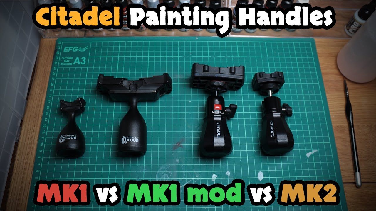 Citadel Painting Handles, MK2 unboxing, can it beat a modded MK1? - YouTube