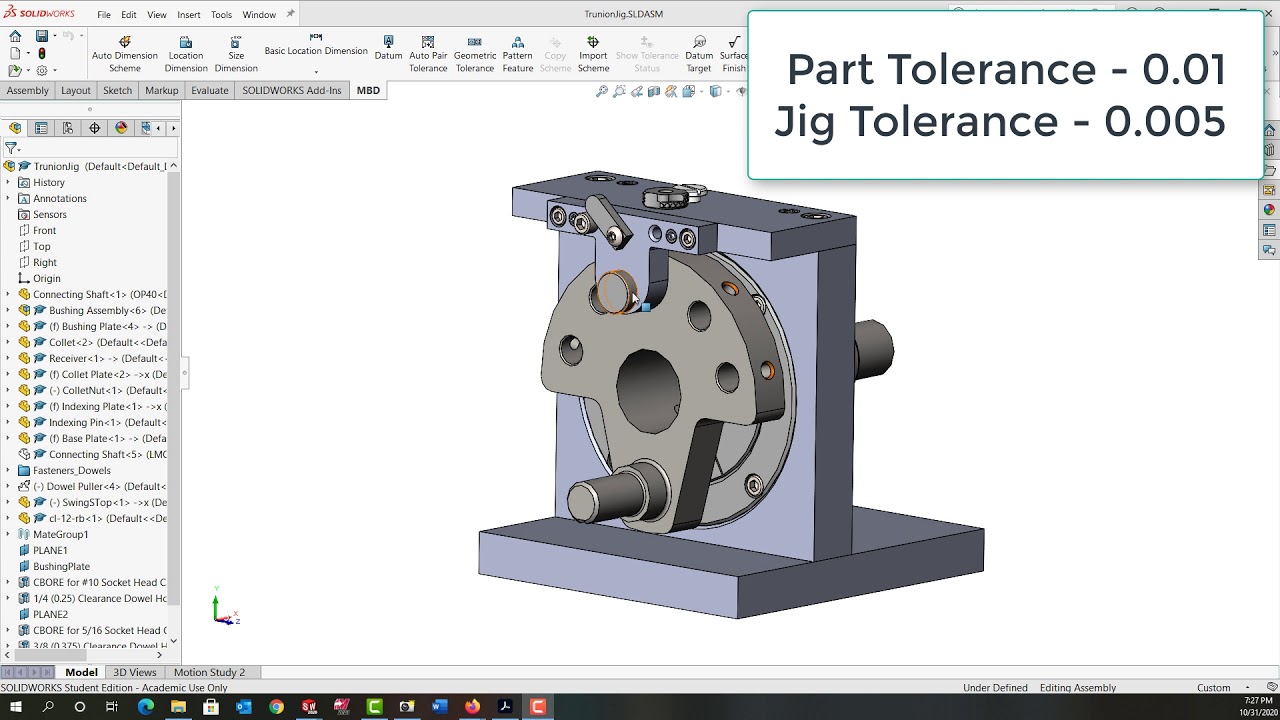Designing a Drill Jig 27 - YouTube
