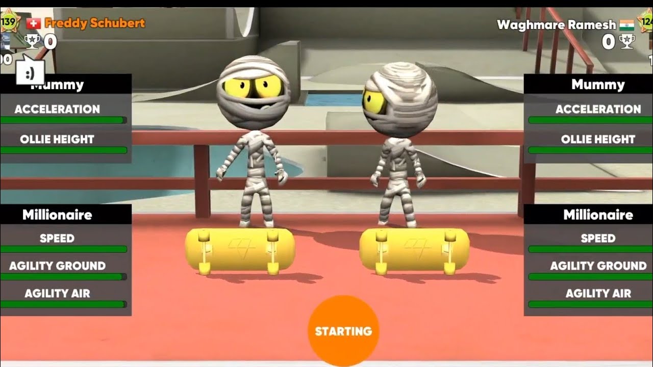 Workout in Pro Players 😱 | Stickman Skate Battle - YouTube