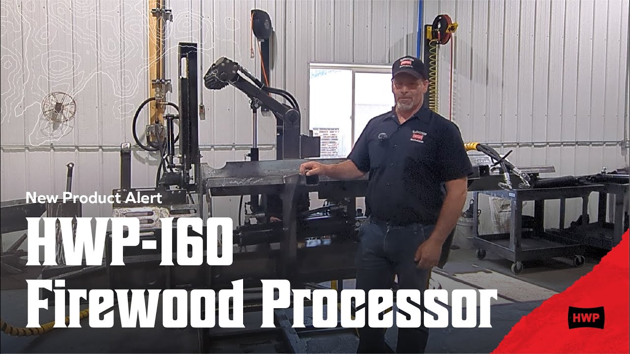 Introducing the Halverson HWP-160 Firewood Processor - YouTube