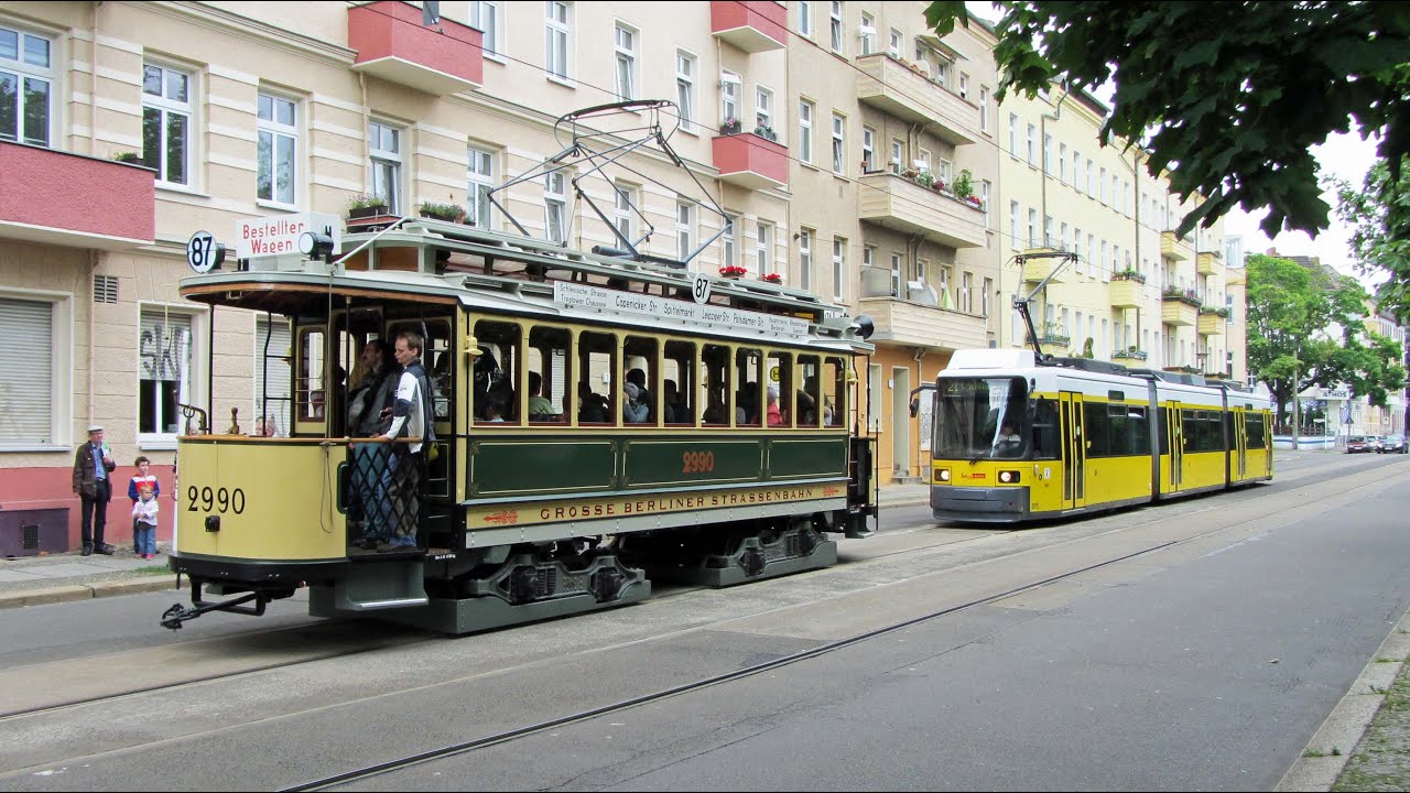 Berlin Trams, 150th Anniversary June 2015 - YouTube