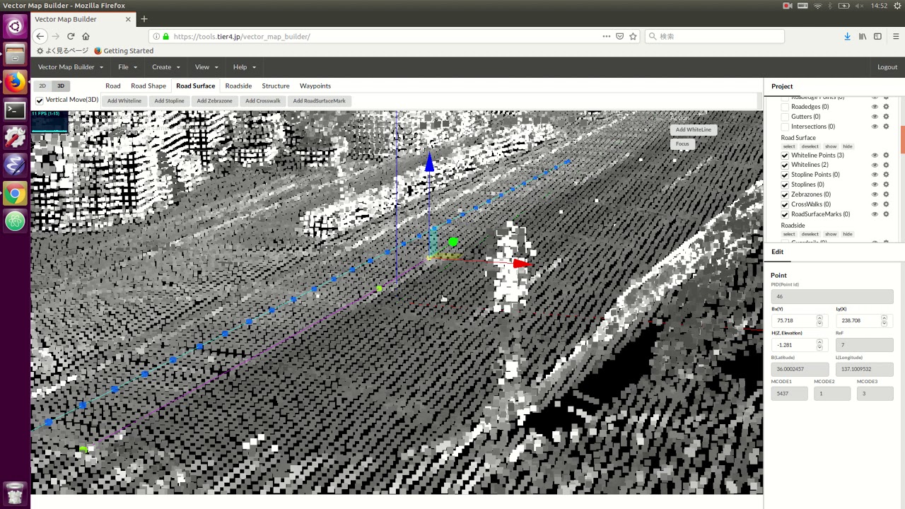 Vector Map Builder - 7. white line - YouTube