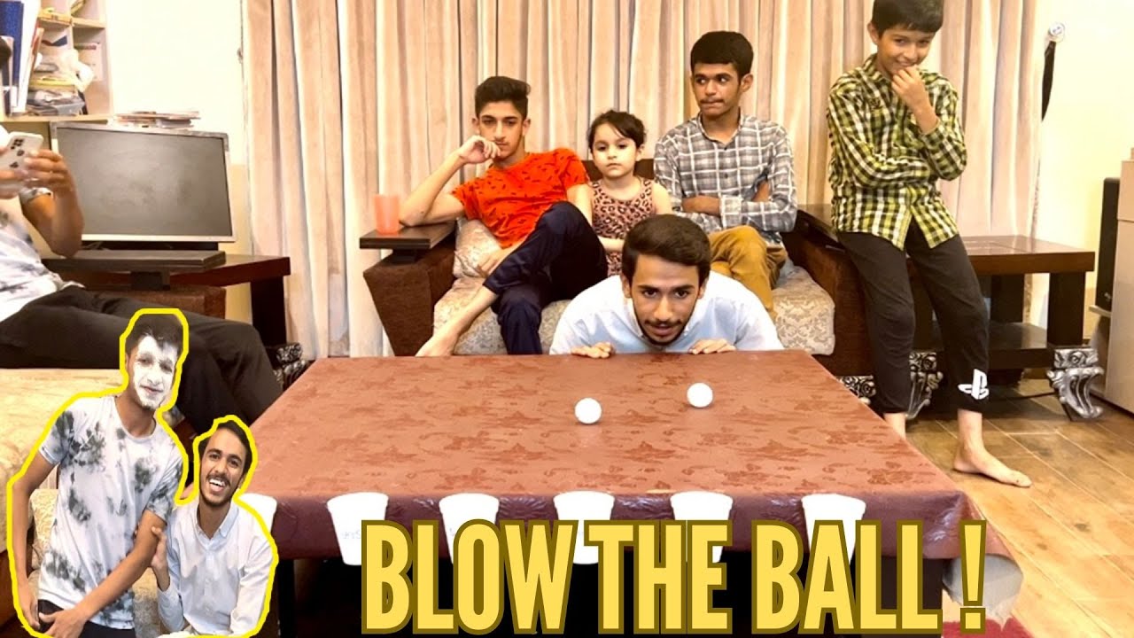 BLOW THE BALL CHALLENGE ! - YouTube