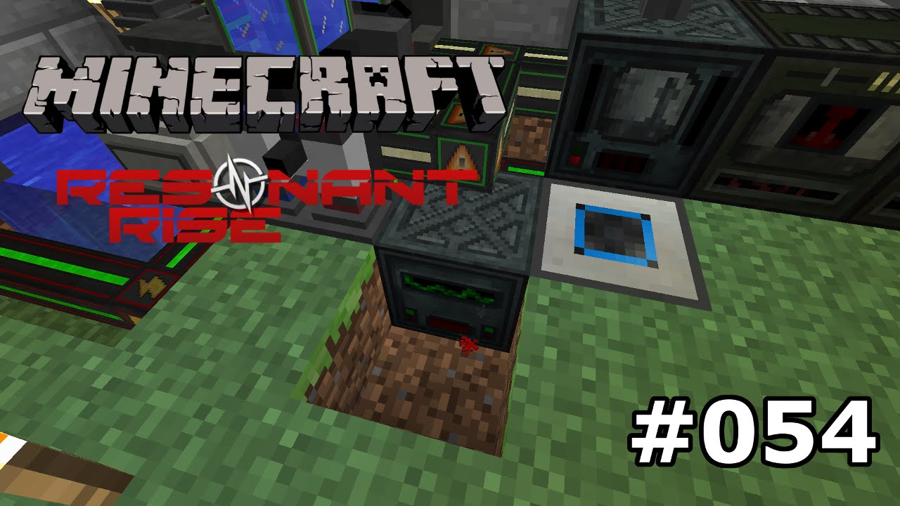 Let's Play Minecraft Resonant Rise #054 Osmium Compressor - YouTube