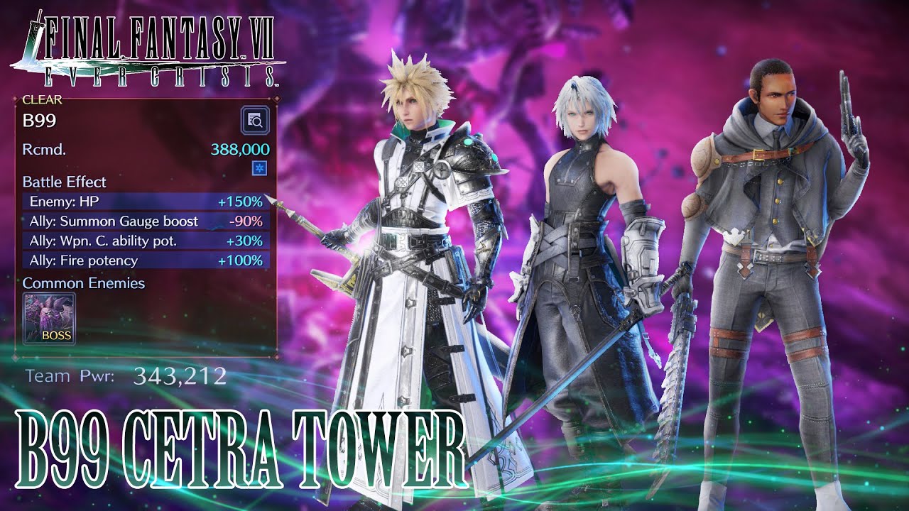 Specimen: Eidos - Floor B99 battle guide - Sealed Tower of Cetra ...